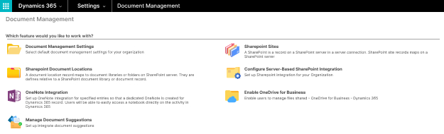Dynamics 365 SharePoint Integration Guide